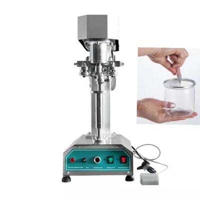 China 20pcs/van de de Plastic Containerskoffie van Min Can Sealing Machine For de Inblikkende Machine for sale