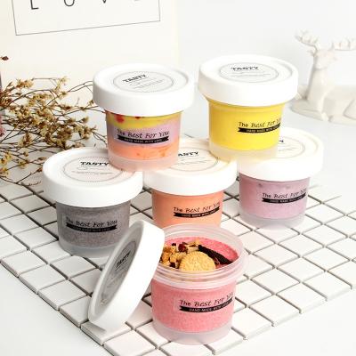 Cina Chiare ciotole/tazze d'imballaggio di plastica del gelato di 200ml 350ml 500ml in vendita