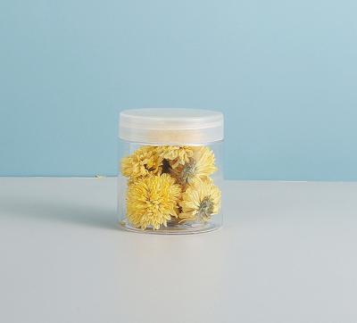 China Factory Plastic Matte Black Cosmetic Jar With Lids 50ml 100ml 150ml for sale