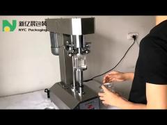 Automatische het Bierblikken die van aluminiumtin can sealer machine semi Verzegelende Machine sluiten
