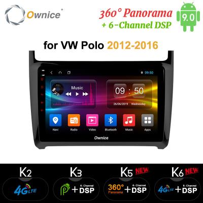 China Ownice Android 9.0 360 Panorama GPS Navi Car player k3 k5 k6 for VW POLO GOLF PASSAT CC JETTA TIGUAN TOURAN 4G for sale