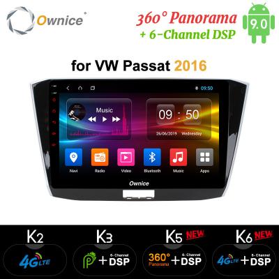 China Ownice Android 9.0 Octa Core Car Radio DVD Player GPS k3 k5 k6 For Volkswagen Passat 2013-2016 4G for sale