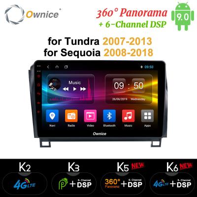China Ownice Android 9.0 8 Core Car DVD GPS k3 k5 k6 For Toyota Tundra 2007 - 2013 Sequoia 2008-2018 Radio 4G DSP 360 Panorama for sale