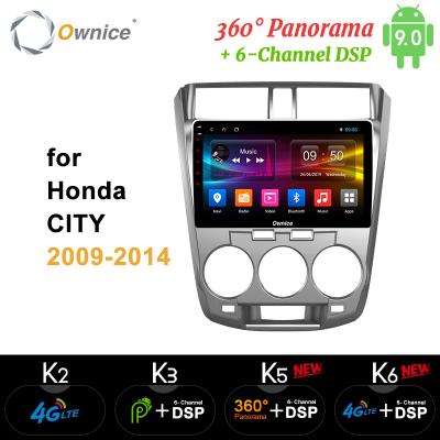 China Ownice Android 9.0 Octa Core DSP 4G LTE SPDIF k3 k5 k6 Car Radio Player GPS DVD for HONDA CITY 2009 2010 2011 2012 2013 for sale