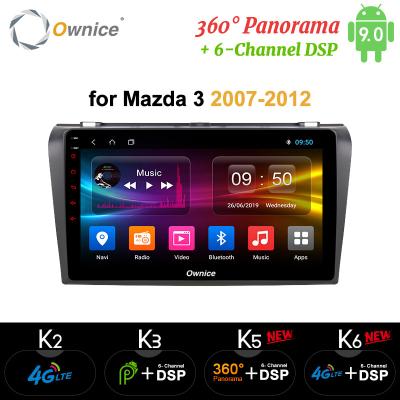 China Ownice Octa 8 CORE DSP 360 Panorama Android 9.0 Car DVD GPS Player For Mazda 3 2007 - 2012 k3 k5 k6 Navigation 4G LTE for sale
