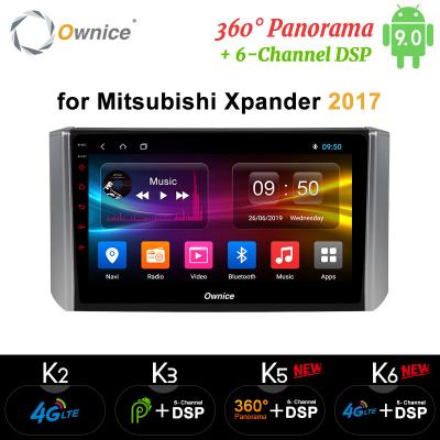 China Ownice k3 k5 k6 Android 9.0 Car DVD Radio for Mitsubishi Xpander 2017 2018 2019 GPS Navi Multimedia DSP 4G SPDIF 360 for sale