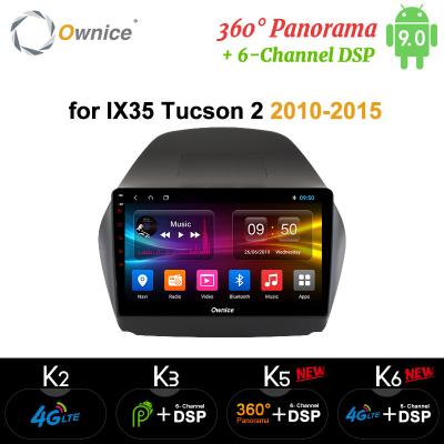 China Ownice Octa Eight Core Android 9.0 Car Radio DVD player DSP SPDIF GPS k3 k5 k6 for Hyundai iX35 2010 - 2015 4G LTE 360 for sale