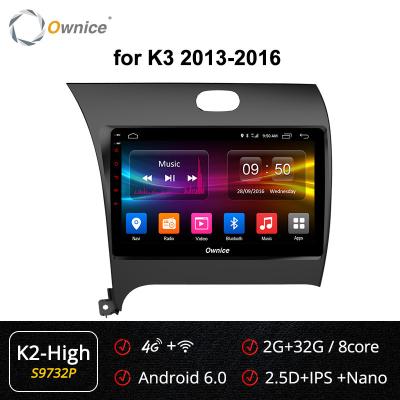 China Ownice Android 9.0 Octa core Car radio player DVD 4GB+64GB GPS Navi For Kia Cerato K3 Forte 2013 2014 2015 2016 k3 for sale