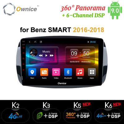 China Ownice Android9.0 Octa Core 360 Panorama DSP 4G LTE Car Radio GPS Navi K3 K5 K6 for Mercedes Benz Smart 2016 2017 2018 for sale