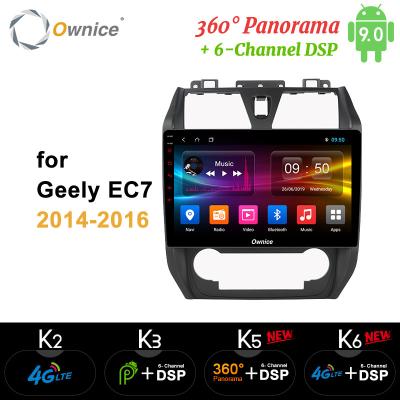 China Ownice k3 k5 k6 Android9 Octa Core 4GB+64GB Car DVD Player for Geely EC7 2014 2015 2016 360 for sale