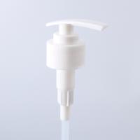 China 28mm Plastic White Liquid Soap Dispenser Pump for Bottles Customizable 2ml Output for sale