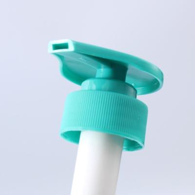 Cina 33/410 Pompa di lozione in plastica a ugello lungo per bottiglie ecologiche senza versamento in vendita