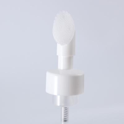 China Make Face Washing a Breeze 42 Teeth Press Foam Pump Head and Silicone Foam Brush for Massage for sale