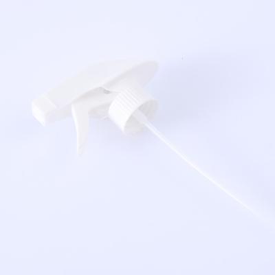 Cina Tappo di bottiglia non versamento pompa di plastica bianca innesco spruzzatore bottiglia per la pulizia in vendita