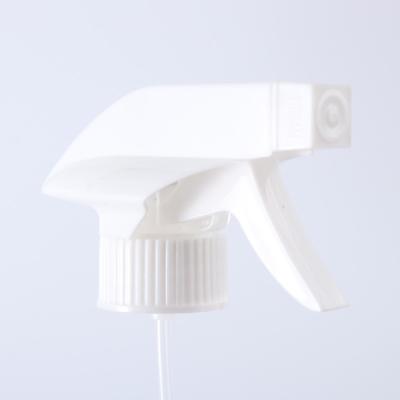 Cina Tappo di bottiglia non versamento pompa di plastica bianca innesco spruzzatore bottiglia per la pulizia in vendita
