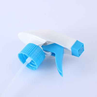 China Custom Order 28/410 Chemical Resistant All Plastic White Blue Liquid Foam Trigger Sprayer for sale
