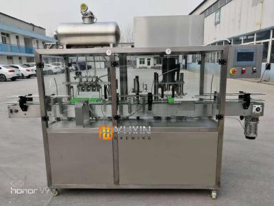 China mini beer factory used semi automatic beer canning machine / canning line for sale