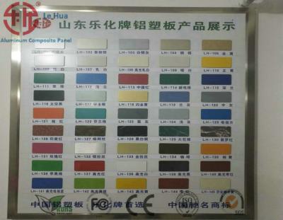 China Static Protective Film Outdoor Low Gloss Two Side Colour Acpaluminum Composite Panels for sale