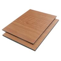 China High Gloss Wooden Aluminum Composite Panel for Fireproof Exterior ACP Wall Cladding for sale
