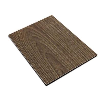 China Static Protective Film 3mm 4mm Wood Color Aluminum Composite Fence Panels for Wall Usage for sale