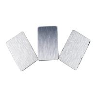 China Silver Brushed Aluminum Chapa de ACM with 4mm Panel Thickness and Anti-Static Function for sale