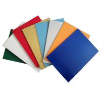 China Wall Cladding ACP Aluminum Composite Panel 4mm Customized with One Sided Broken Core for sale