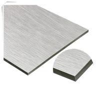 China 4mm A2 Fire Proof PVDF Brushed Aluminum Composite Panel for end Construction Projects for sale