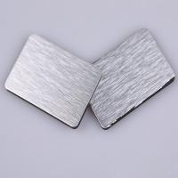 China Low Gloss Surface Coating Interior Brushed Aluminum Composite Panel ACP Sheet for Shop for sale