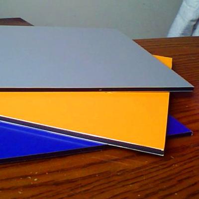 Cina Fassata di parete esterna piastra composita di alluminio e plastica ignifuge con spessore personalizzato in vendita