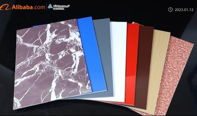 Cina Applicazione di armadietto pannelli a parete acp compositi di alluminio metallico ignifugo di grado A per la casa in vendita