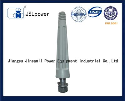 China Modified Polyethylene HDPE Pin Insulator Spindle BS Standard Gray Color for sale
