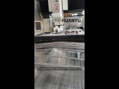 Tratamento térmico expulso de alumínio T6 dos perfis do feixe 7020 da alimentação TF500