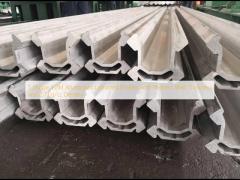 T Shape 4.2M Aluminium Extruded Profiles with 19.4mm Wall Thickness and 2.71 g/cc Density