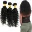 China 8A Indian Deep Wave 3 Bundles Human Virgin Hair Weave for sale