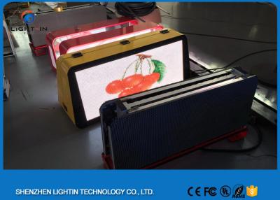 China Taxicab Top HD Taxi LED Display SMD Asynchronous control with Sheencolor card for sale