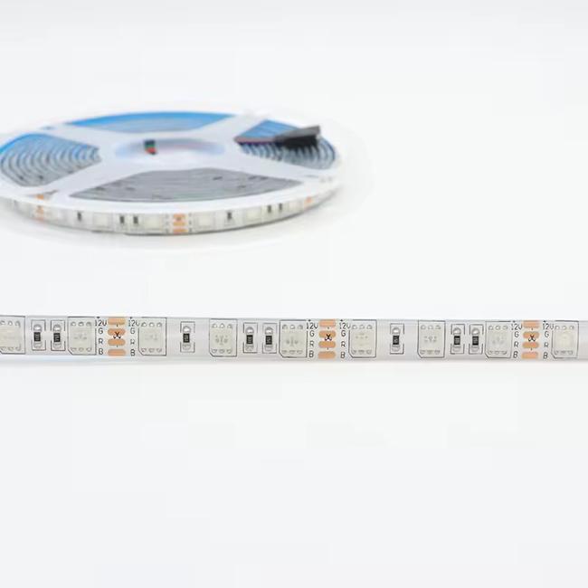 Led 5050 Colorful Dimmable 60 Leds/M Rgb Flexible Strip Light Waterproof Ip65