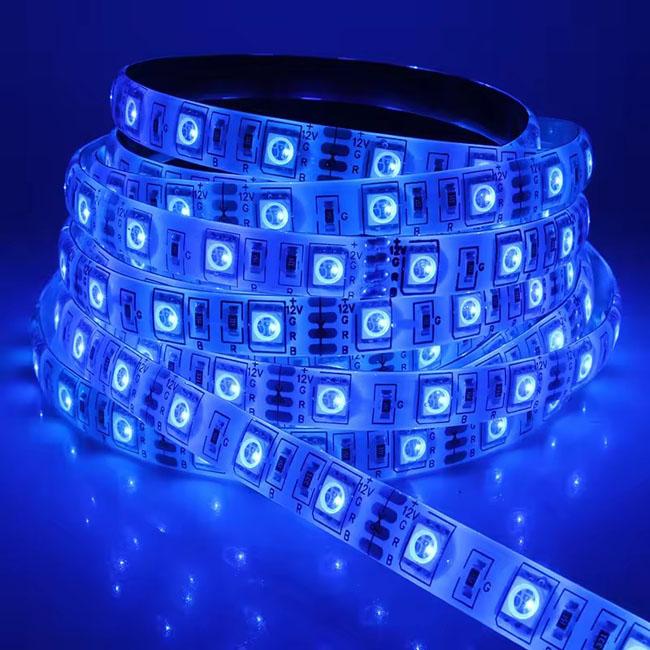 Led 5050 Colorful Dimmable 60 Leds/M Rgb Flexible Strip Light Waterproof Ip65