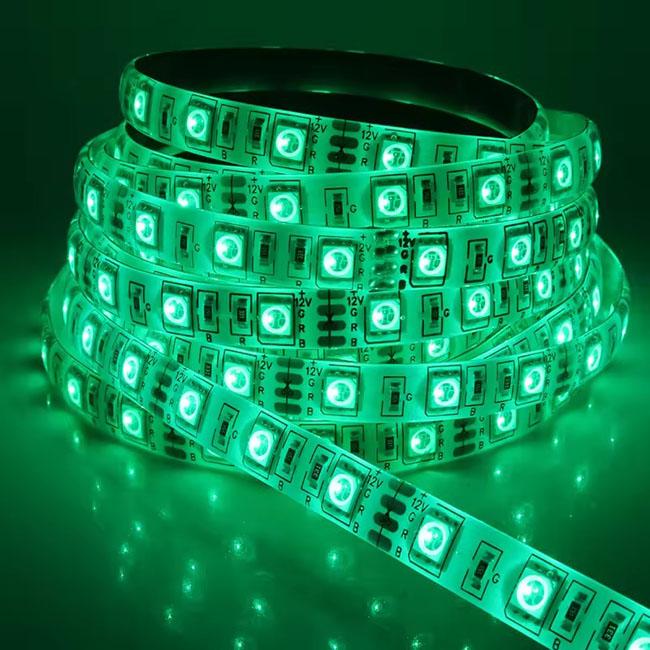 Led 5050 Colorful Dimmable 60 Leds/M Rgb Flexible Strip Light Waterproof Ip65