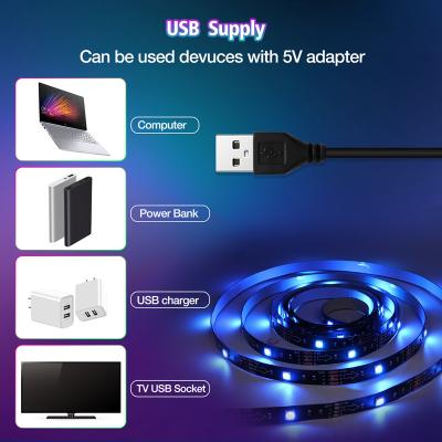 China Led Bluetooth Rgb Light Strip For Tv Background Indoor Decoration for sale