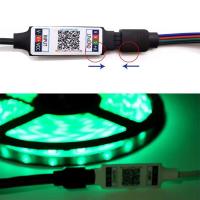 China Mini Bluetooth Led Controller Music And Voice Controlled For Rgb Light Strips for sale