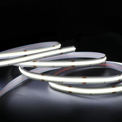 China Flexible Ip20 Led Cob Light 5M 12v 12w/M mit 320 LEDs/M Einfarbig zu verkaufen