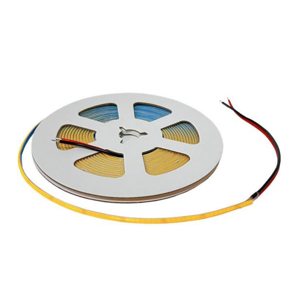 Quality Single Color Ultra Narrow Cob Led Strip 12v 384leds/M 3mm for Diy Projects for sale