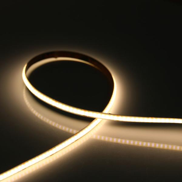 Quality 12w/M Cob Led Light Strip Adjustable 24v 400 Leds/M 5mm Single Color for sale