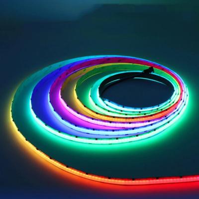 Cina RGB Cri 90 24v Cob Led Strip indirizzabile 180° angolo di raggione di 720 Leds/M in vendita