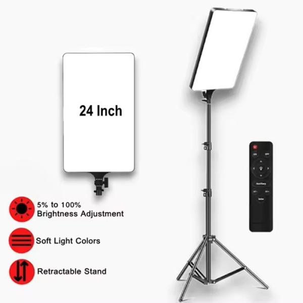 100w 95 Cri Adjustable Led Photo Video Fill Light With 10000lm 3000-6500k
