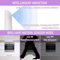 China Adjustable Brightness Motion Sensor Led Cabinet Light With 10Ft Sensor Range for sale