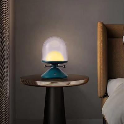 China Ufo Shaped Led Desk Lamp With Three Color Dimming Touch Sensitive Night Light for sale