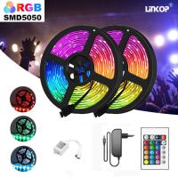 Quality 24 Key Pcb Material Flexible Led Light Strip Set 30 Leds/M 12v Power Adapter for sale