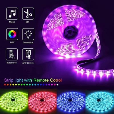 China Usb Dimmable Led Strip Lights Dc 5v 90leds Smd5050 Bluetooth Smart 5 Meter for sale