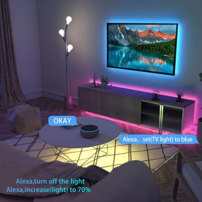 China Flexible LED-Bandleuchten DC12V mit RGB-Farbe und Smart Music-Funktion zu verkaufen